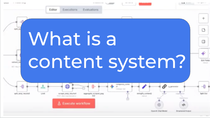 What is a content system?